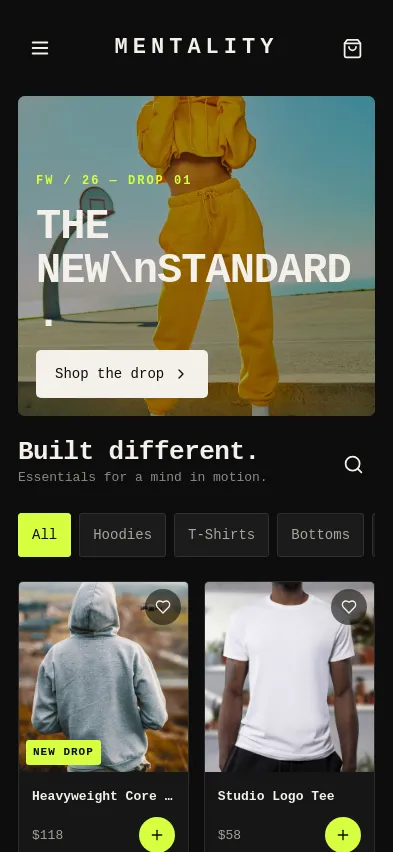 Mentality Brand App