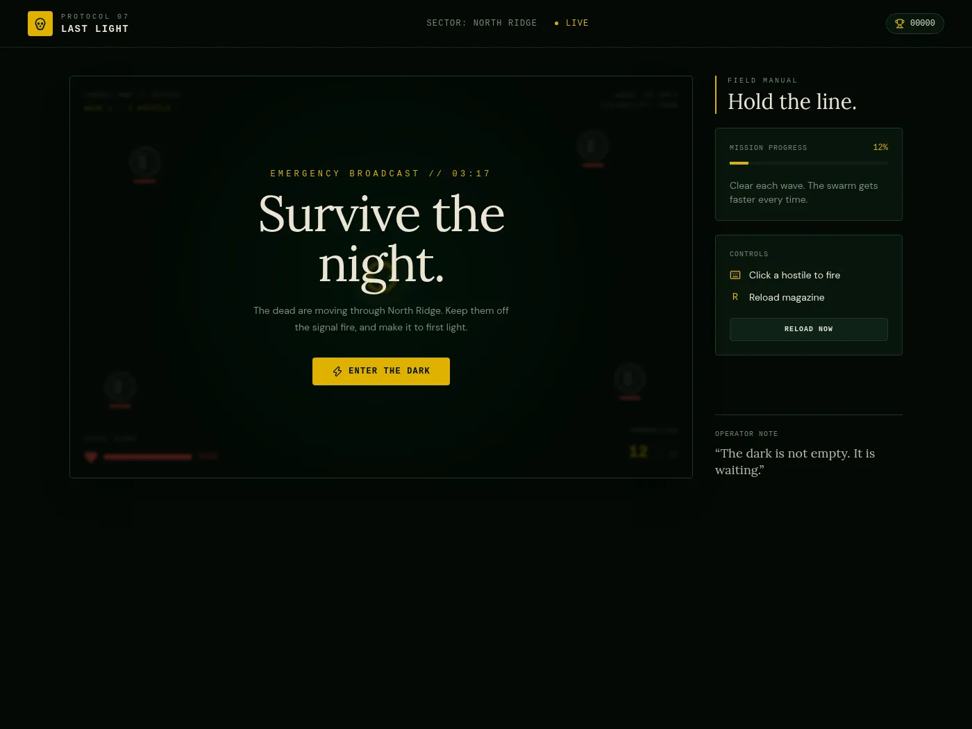 Zombie Survival Game