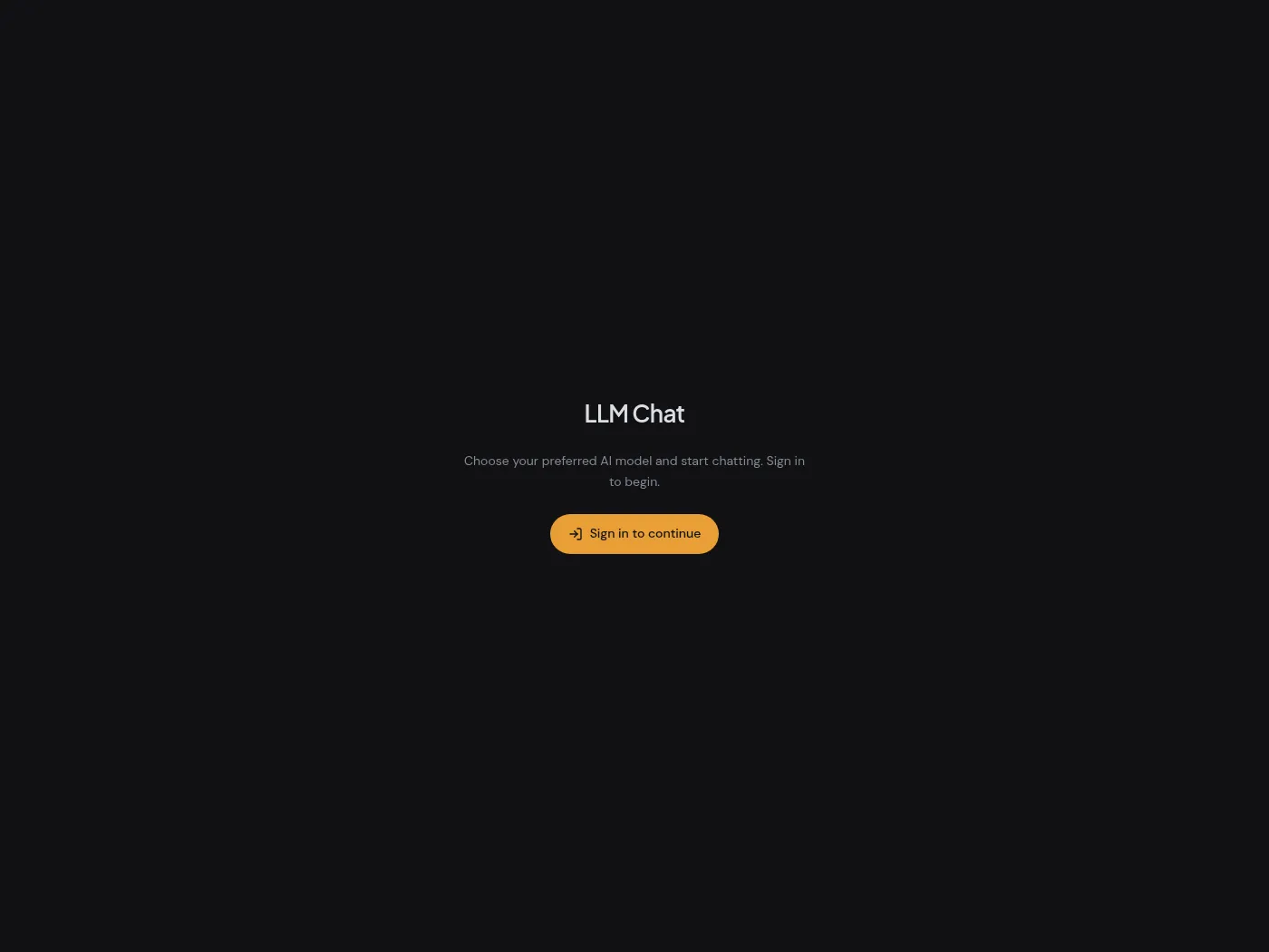 LLM Chat Selector