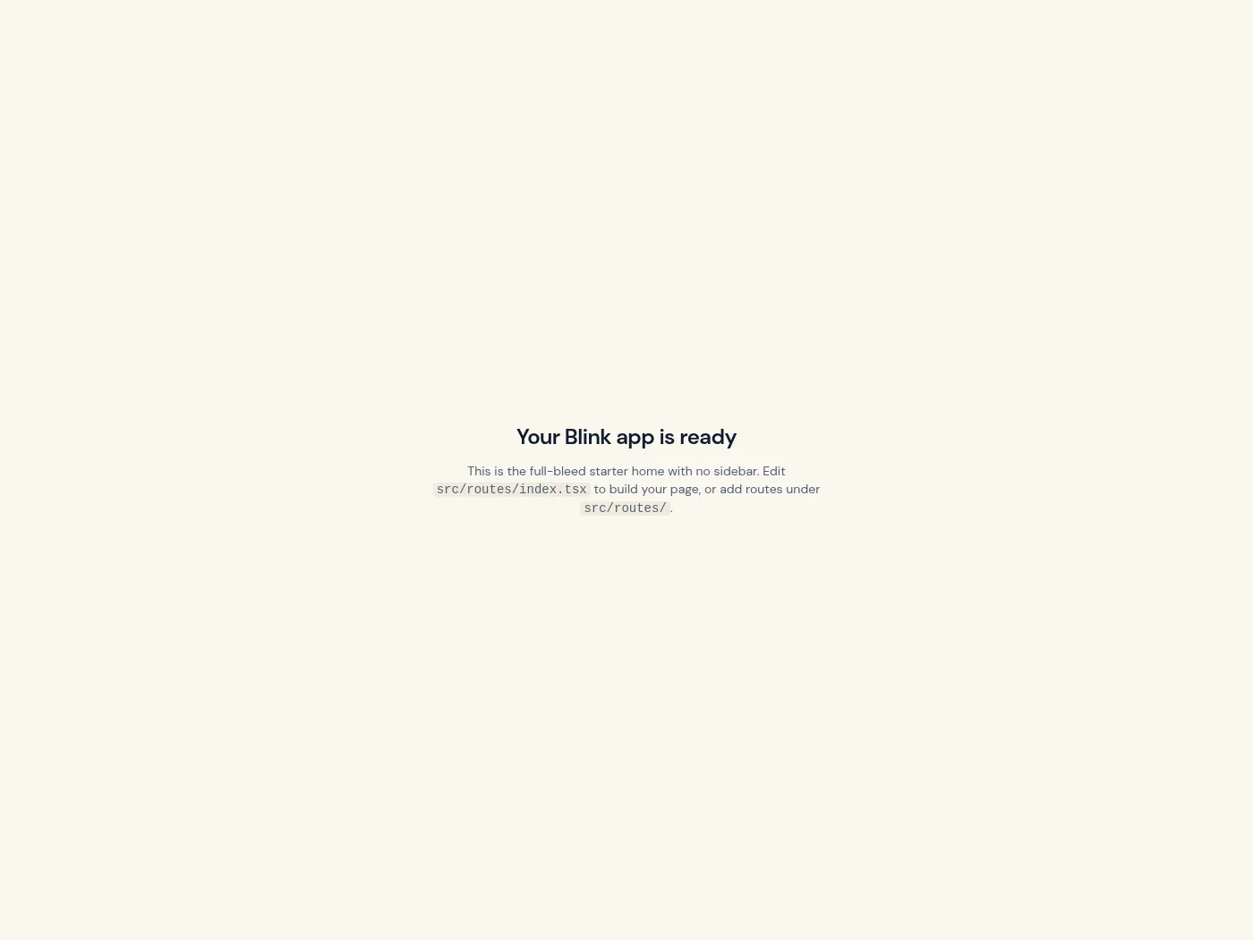 Blink Pricing Control Center