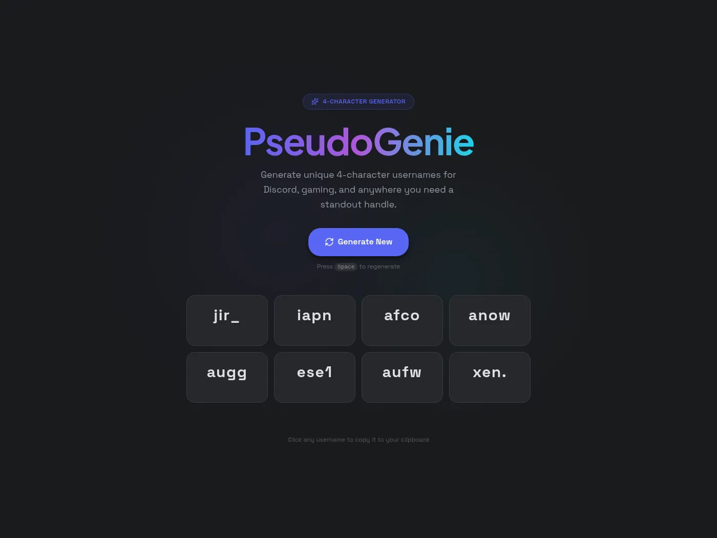 PseudoGenie