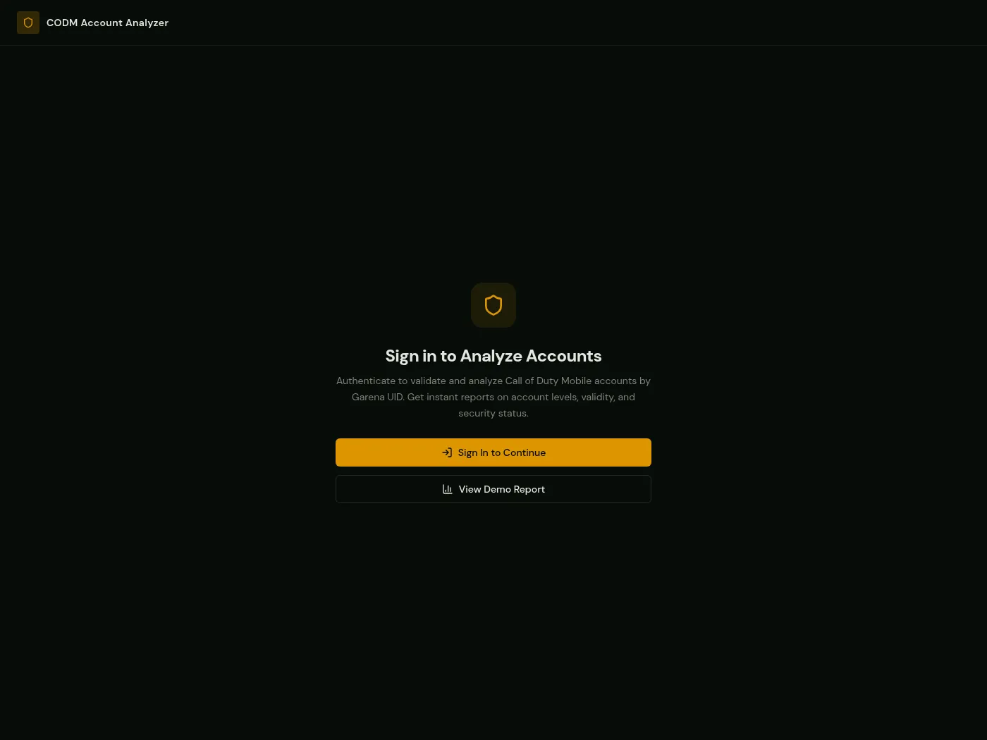 CODM Account Analyzer
