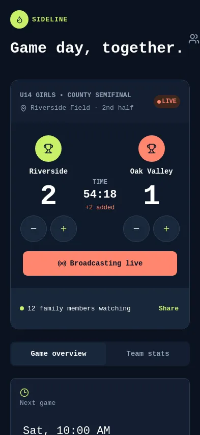 Youth Sports Streamer