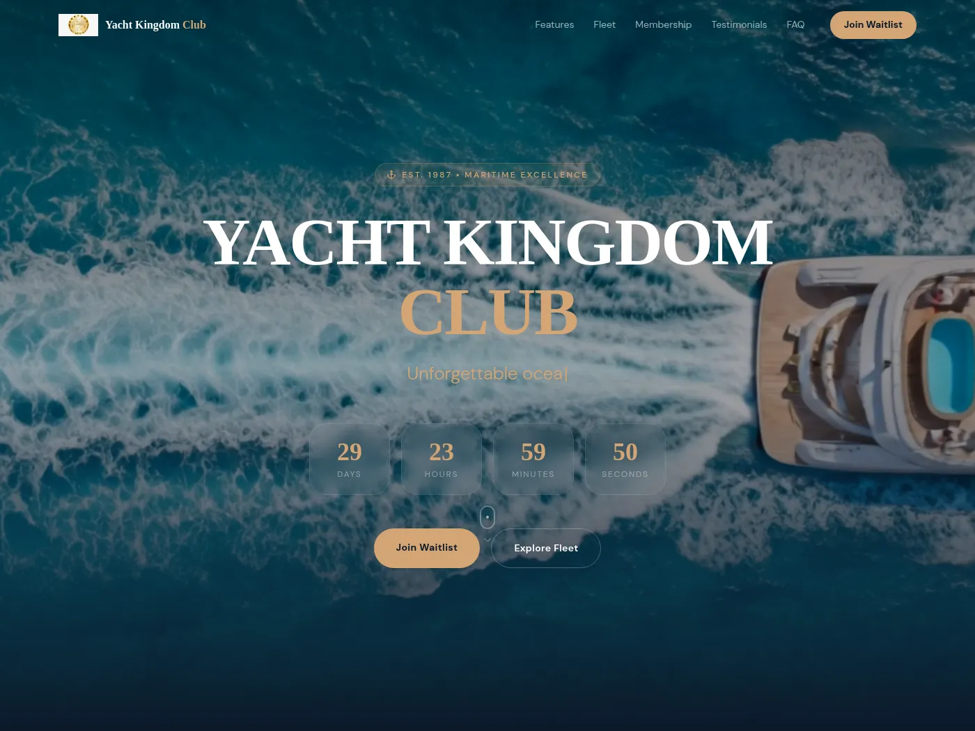 Yacht Kingdom Club Landing