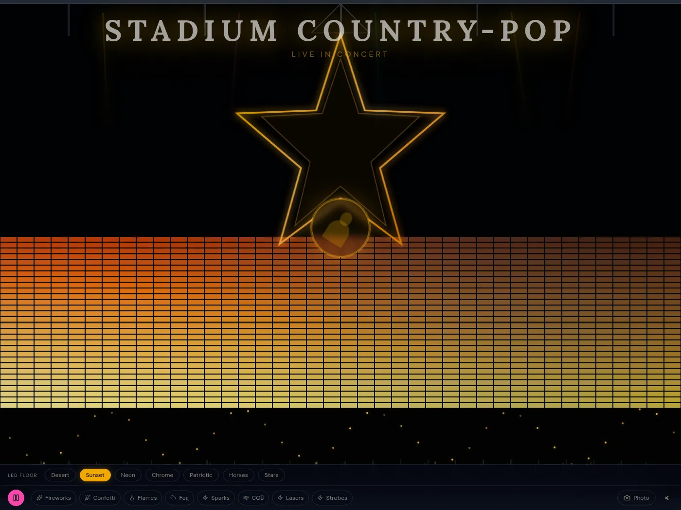 Stadium CountryPop Concert