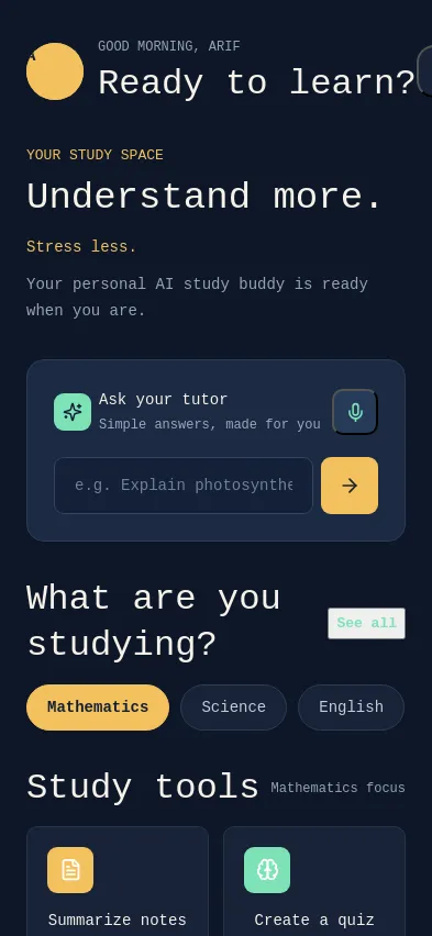 AI Study Buddy