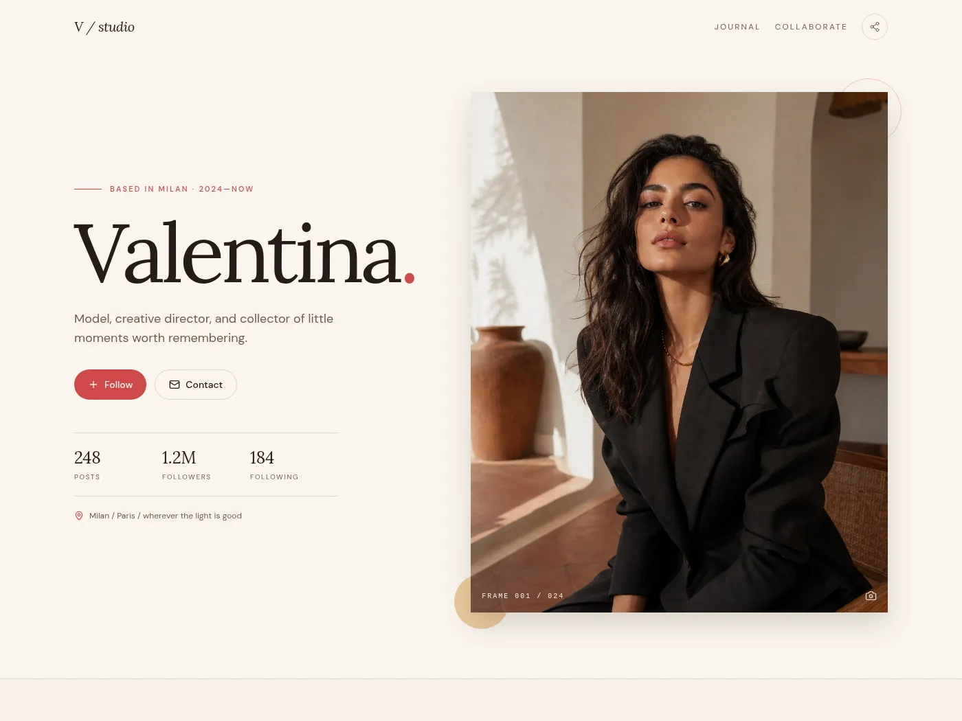 Valentina Insta Profile