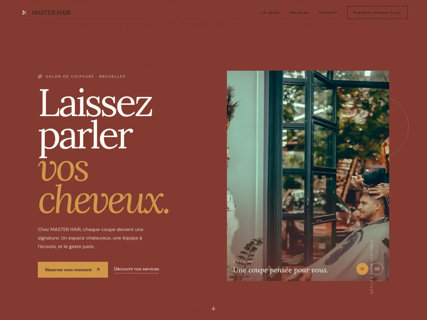 Coiffure Salon Web