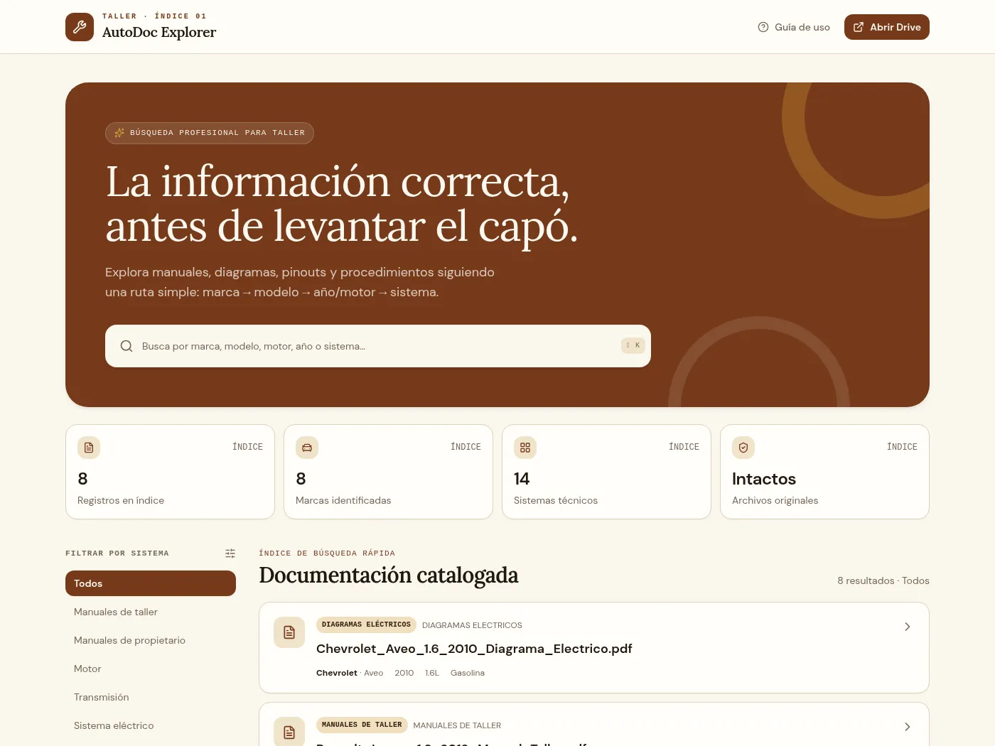 AutoDoc Explorer