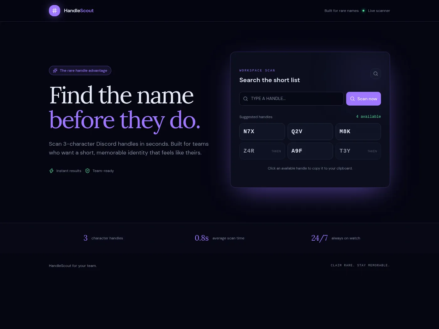 Discord Handle Finder