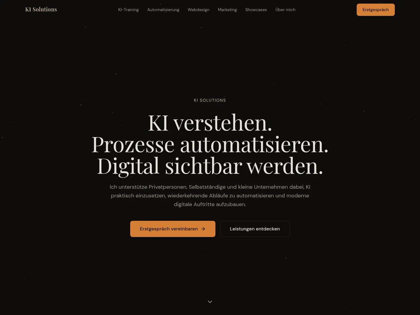 KI Solutions: Next-Level Website