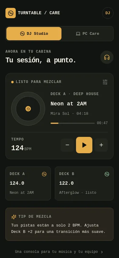 DJ & PC Care App
