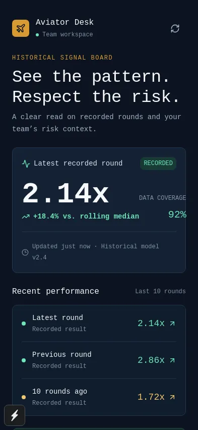 Aviator Signal Predictor