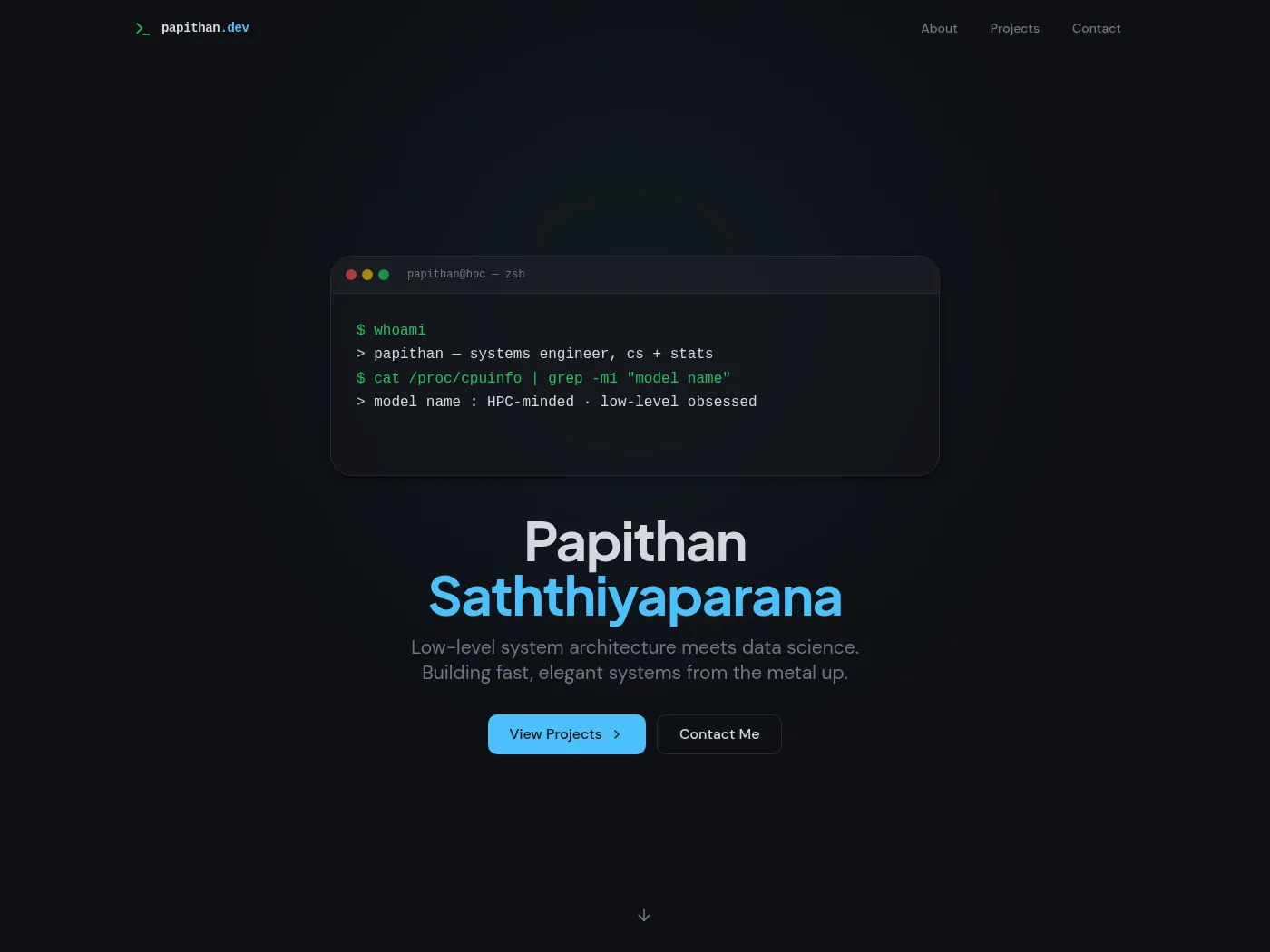 Terminal Portfolio Pro