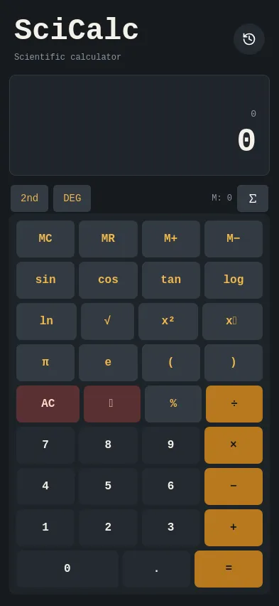 SciCalc Mobile