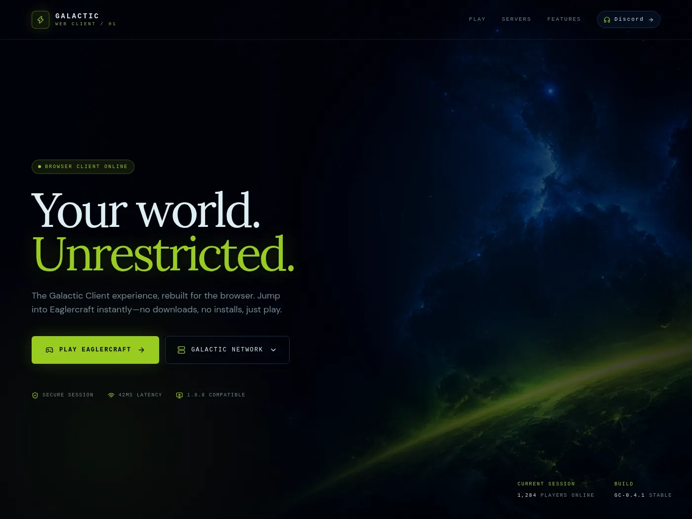 Galactic Web Client