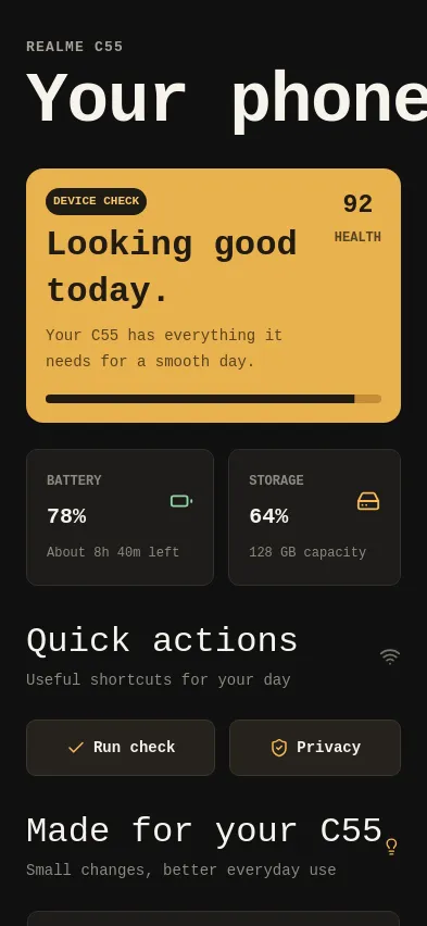 Realme C55 Companion