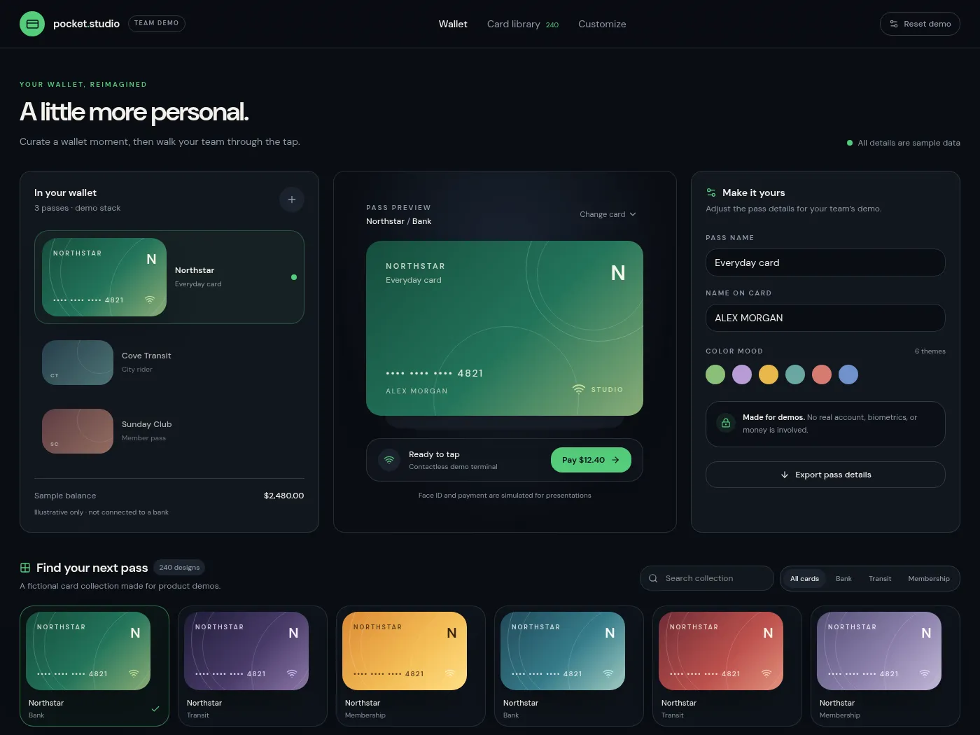 WalletSim Pro