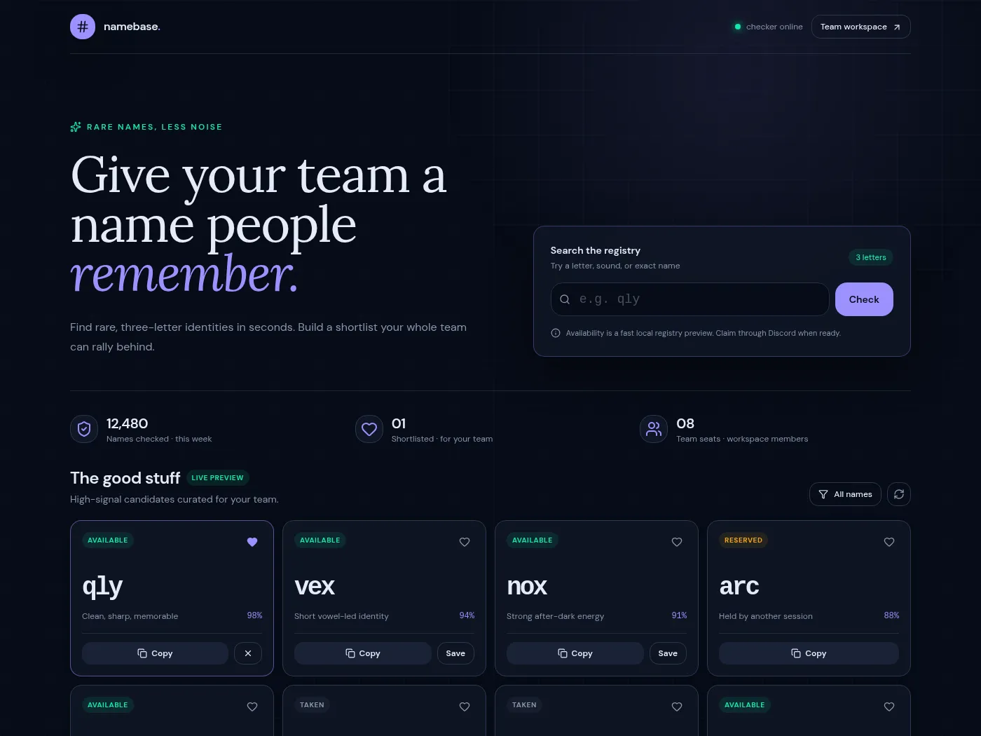 Discord Name Finder