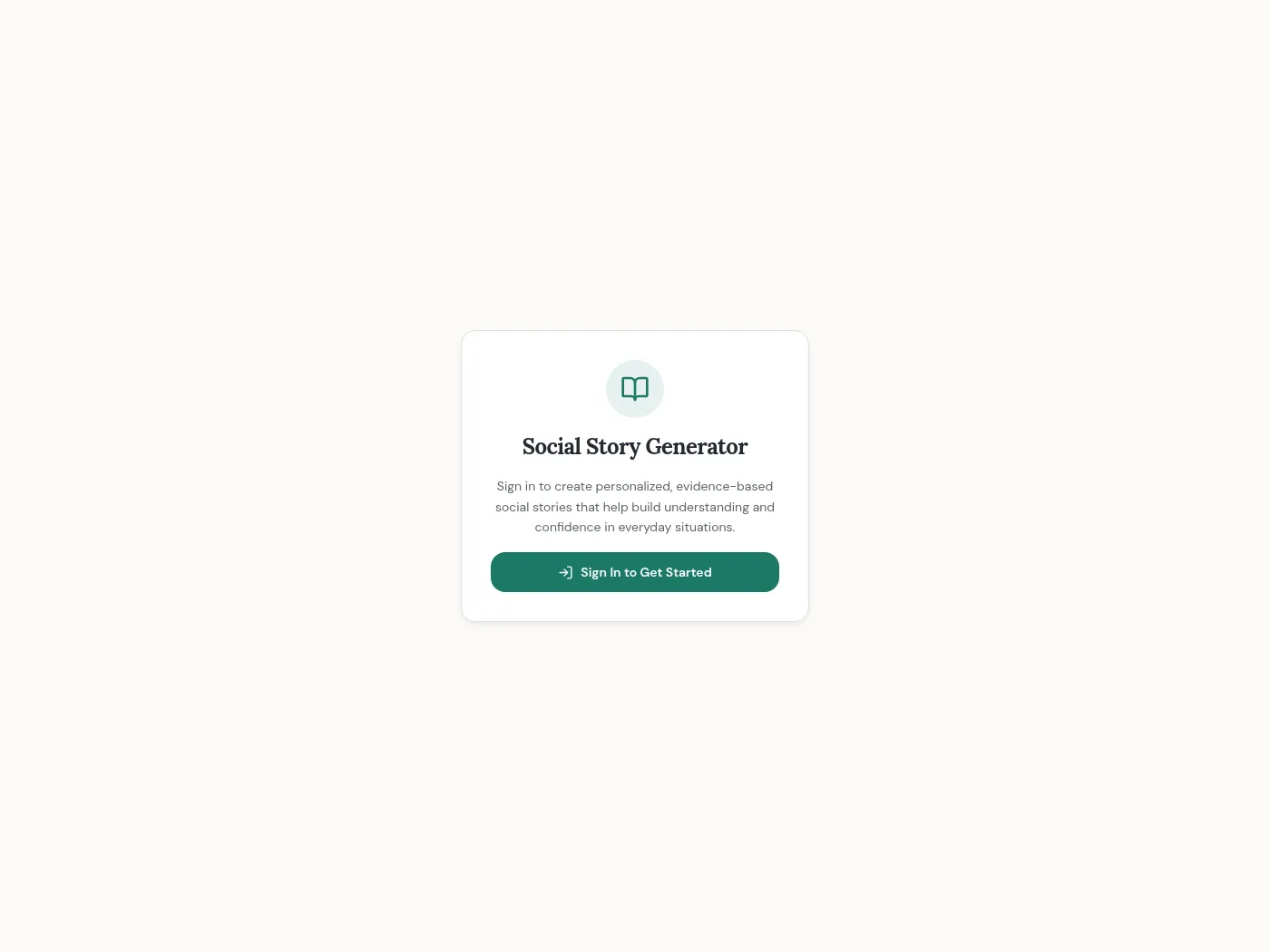 Social Story AI Generator