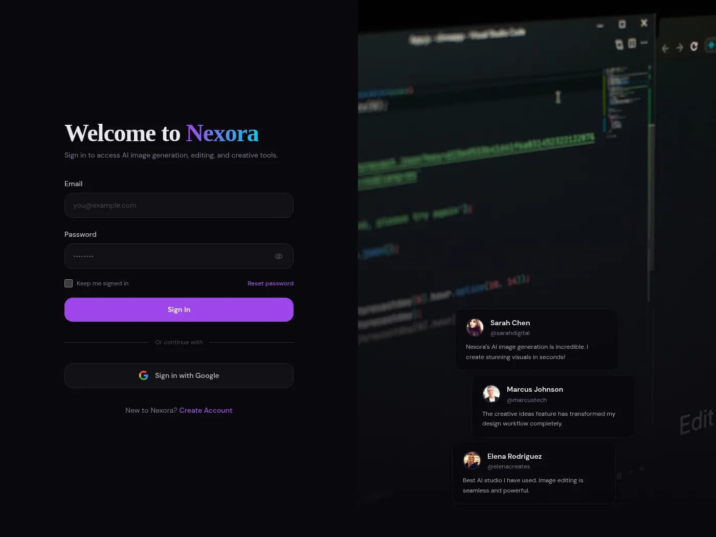 Nexora AI Studio