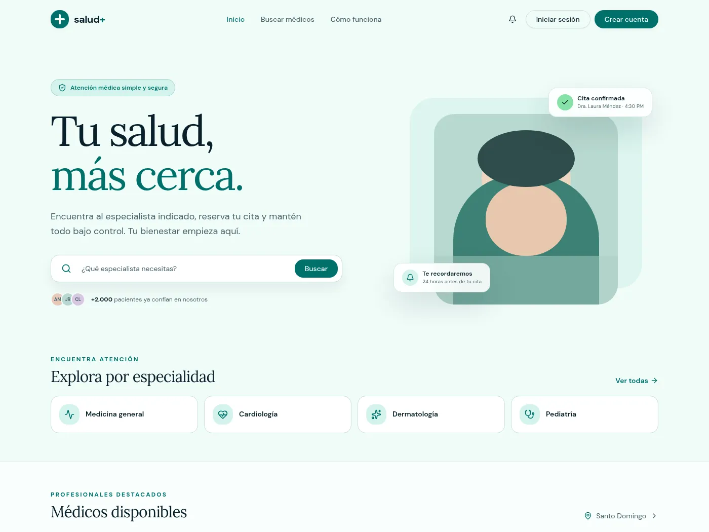 Salud+ Medical Platform