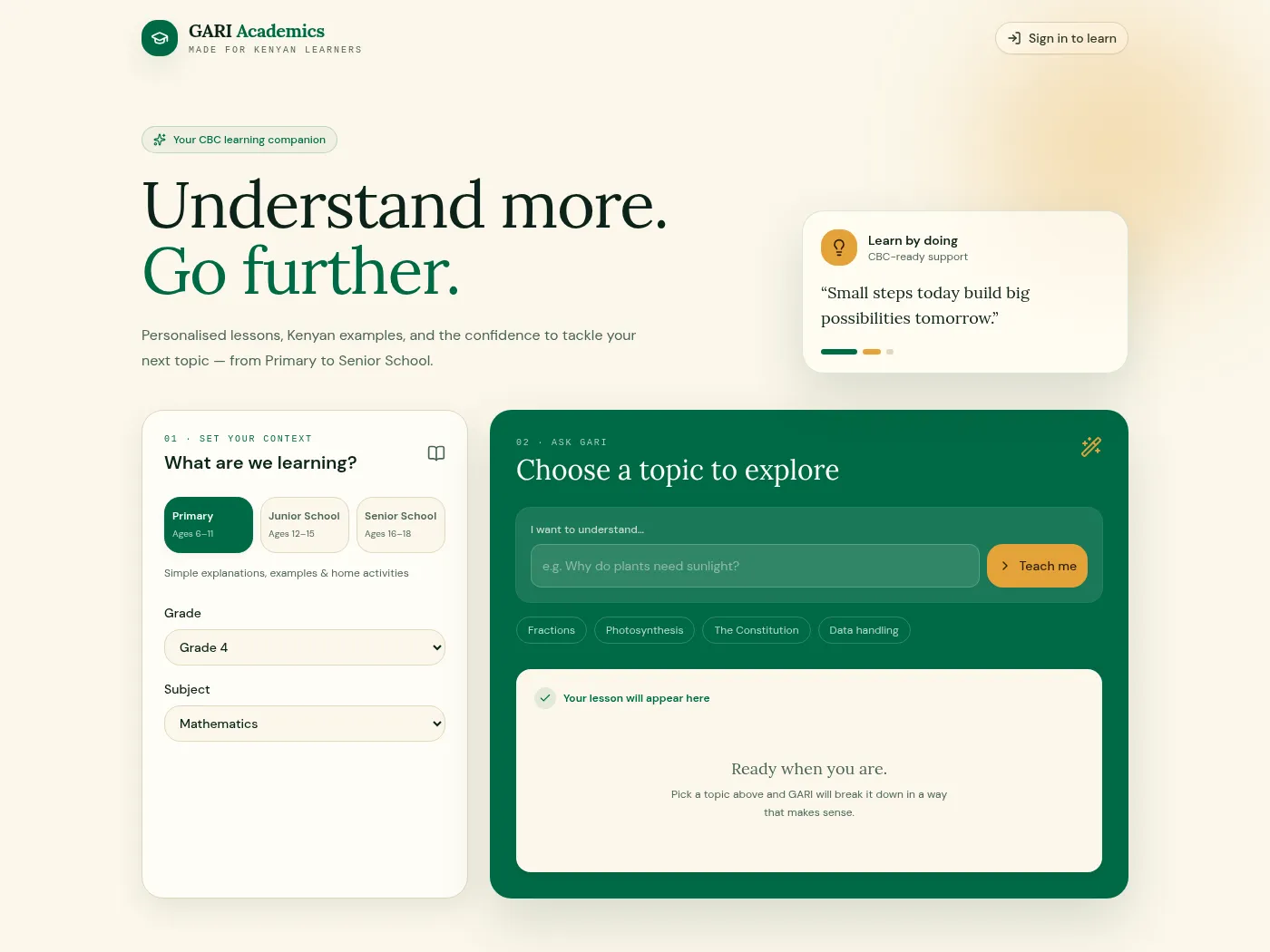 GARI Academics AI Tutor