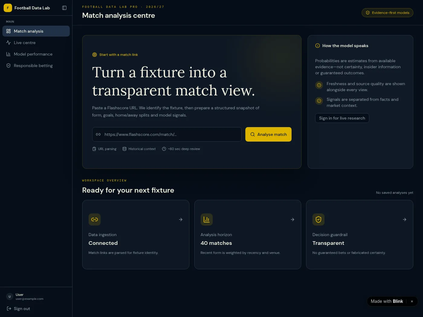 Football Data Lab Pro