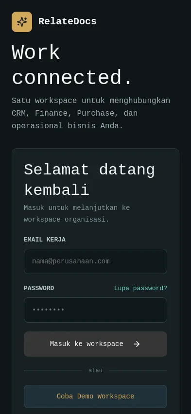 RelateDocs CRM Mobile