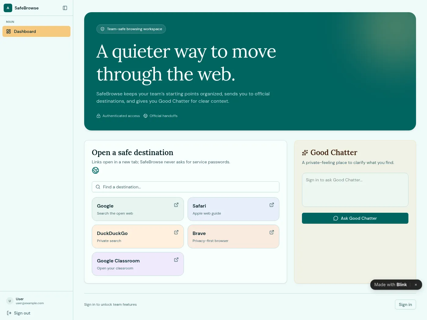 SafeBrowse Proxy Service