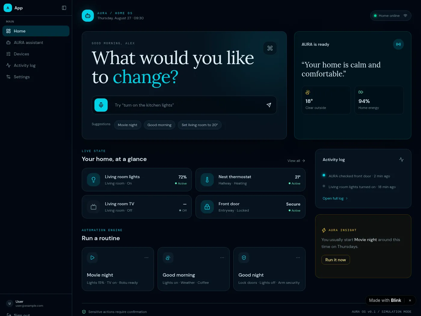 SmartHome Gemini Blueprint