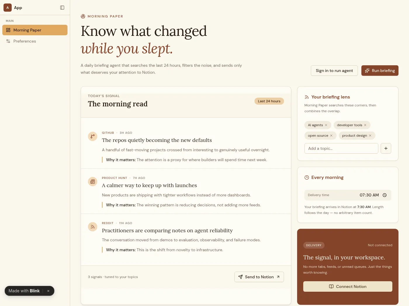 Morning Paper