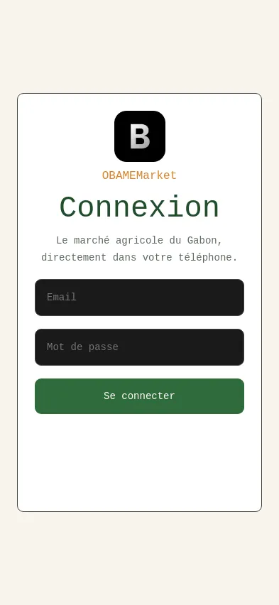OBAMEMarket App