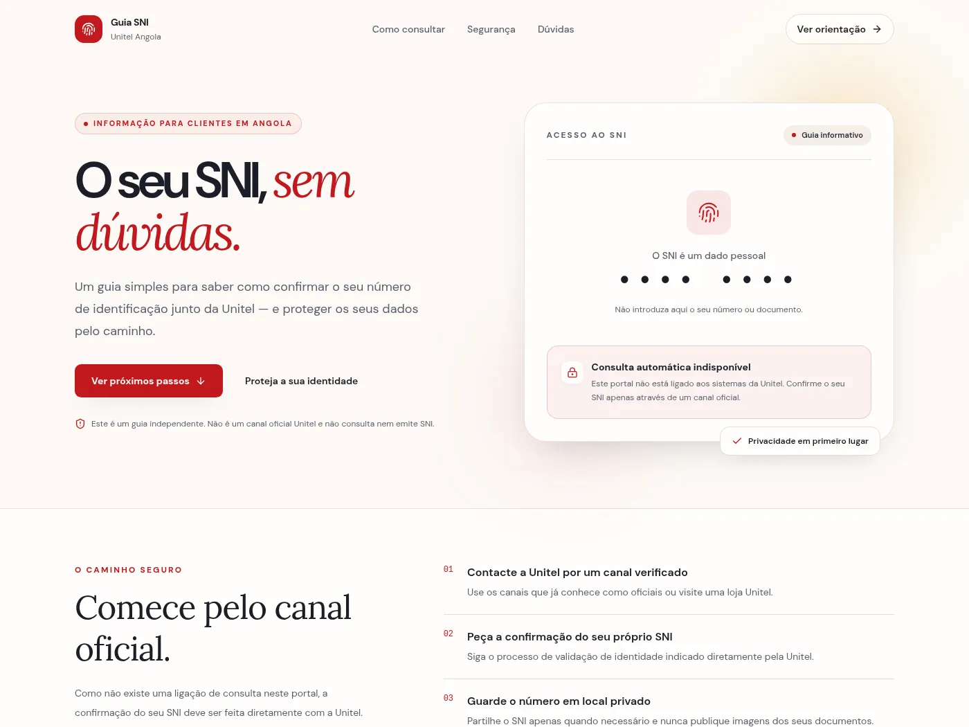Unitel Angola SNI Portal