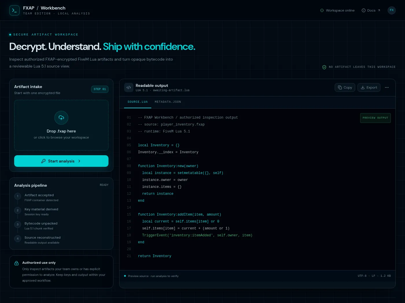 FXAP Decryptor Toolkit