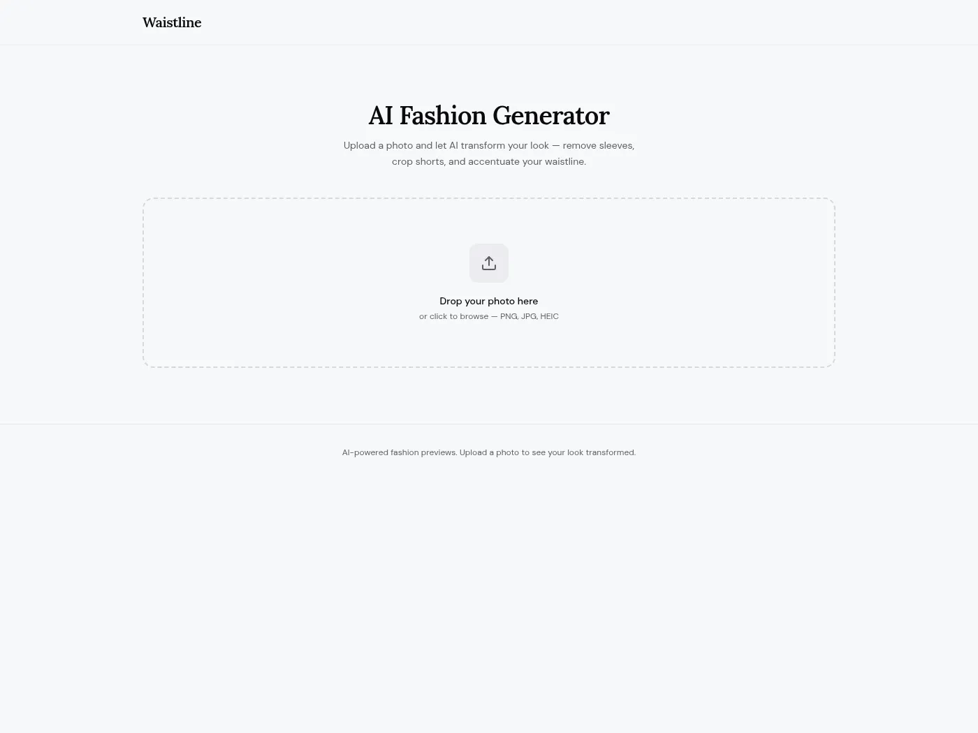 Waistline Fashion Generator