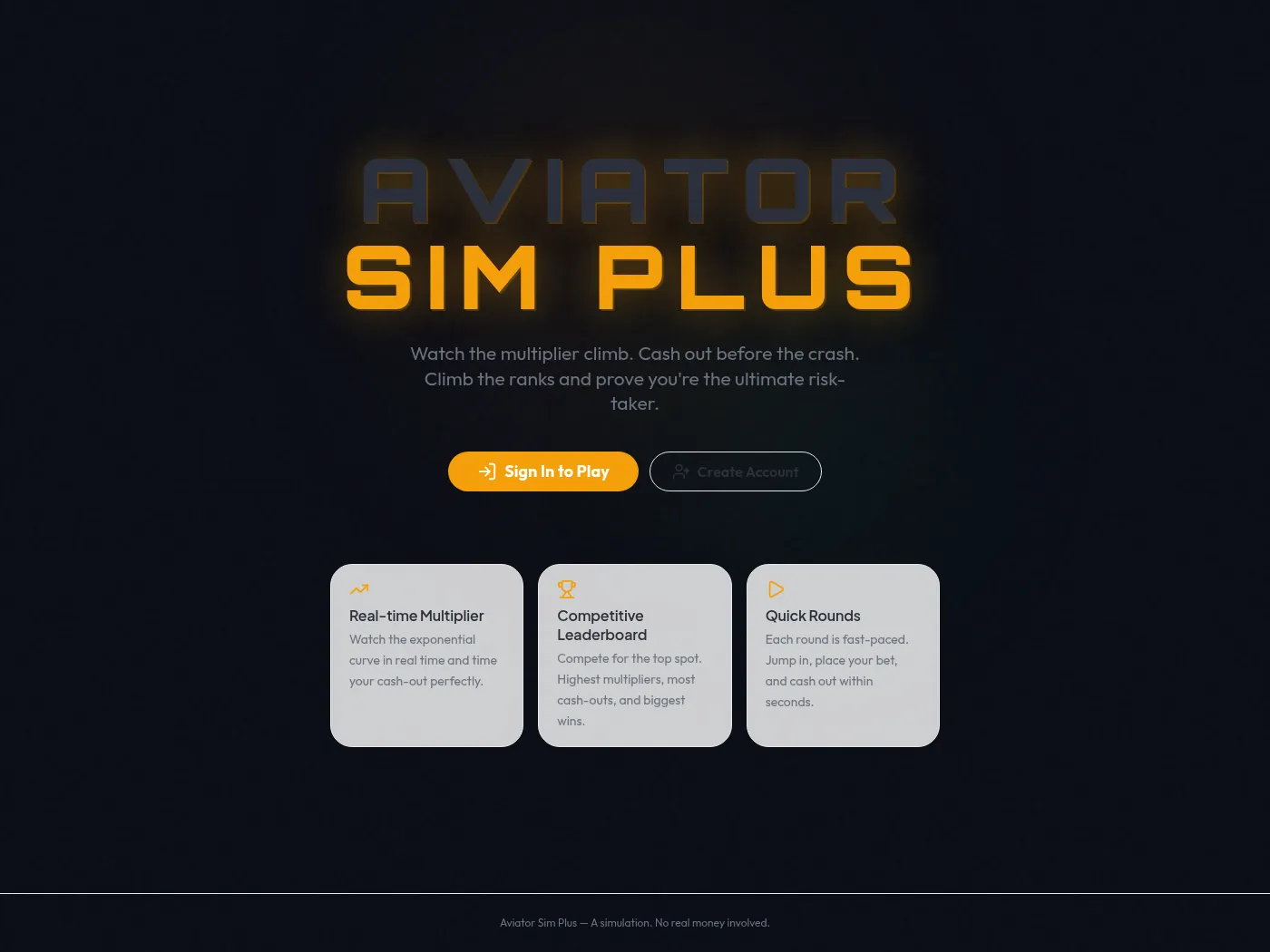 Aviator Sim Plus