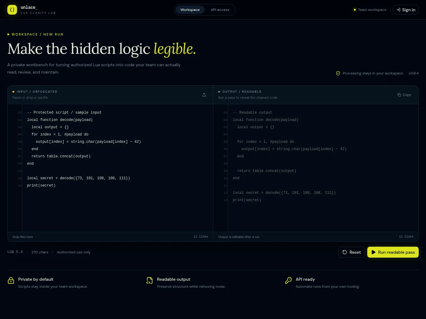 Lua Script Deobfuscator