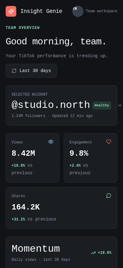TikTok Insight Genie
