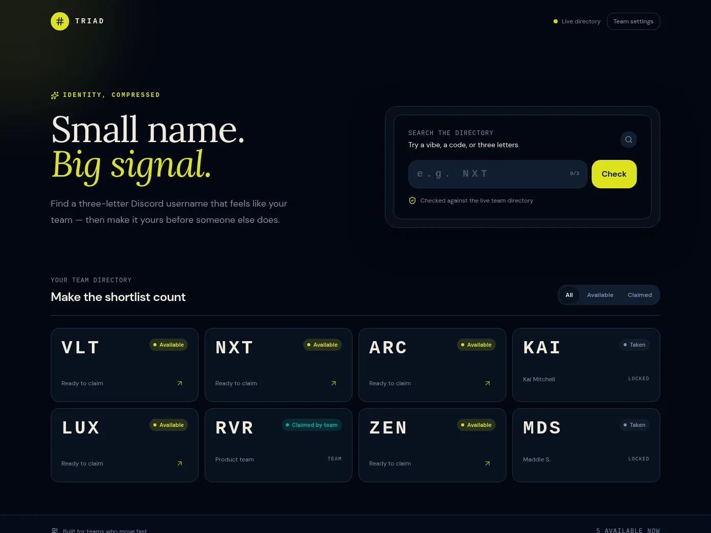 Discord Username Finder