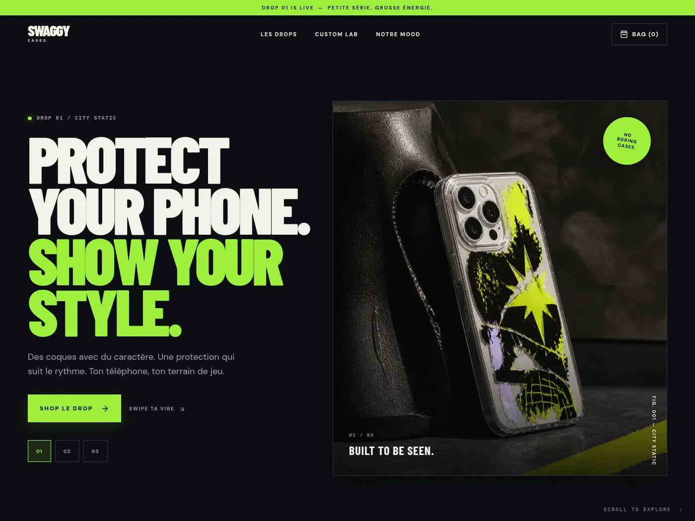 Swaggy Cases Website
