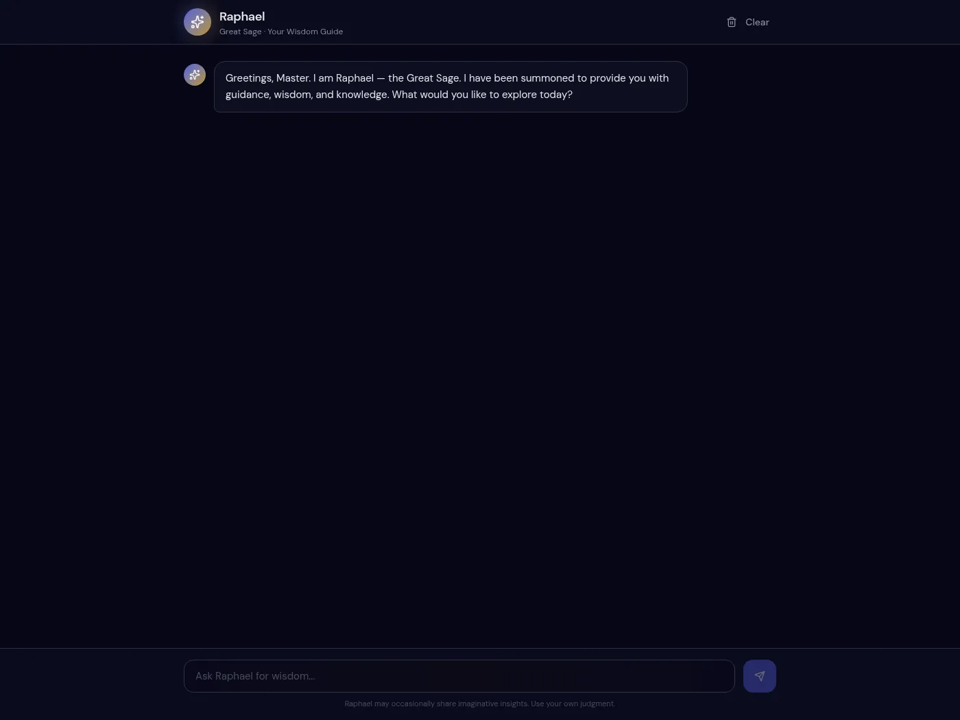 Raphael AI Sage Assistant