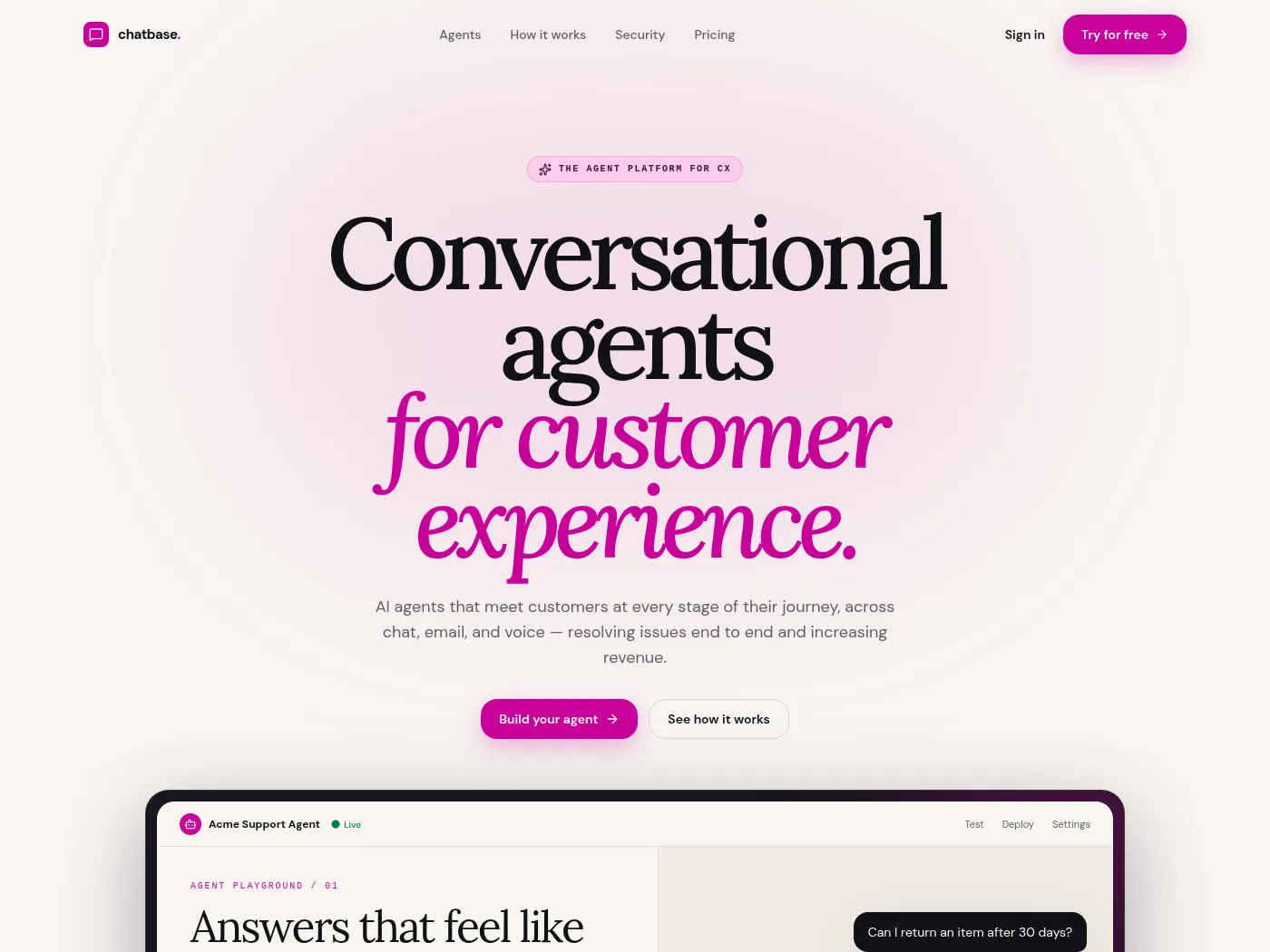 ChatBase Redesign Pro