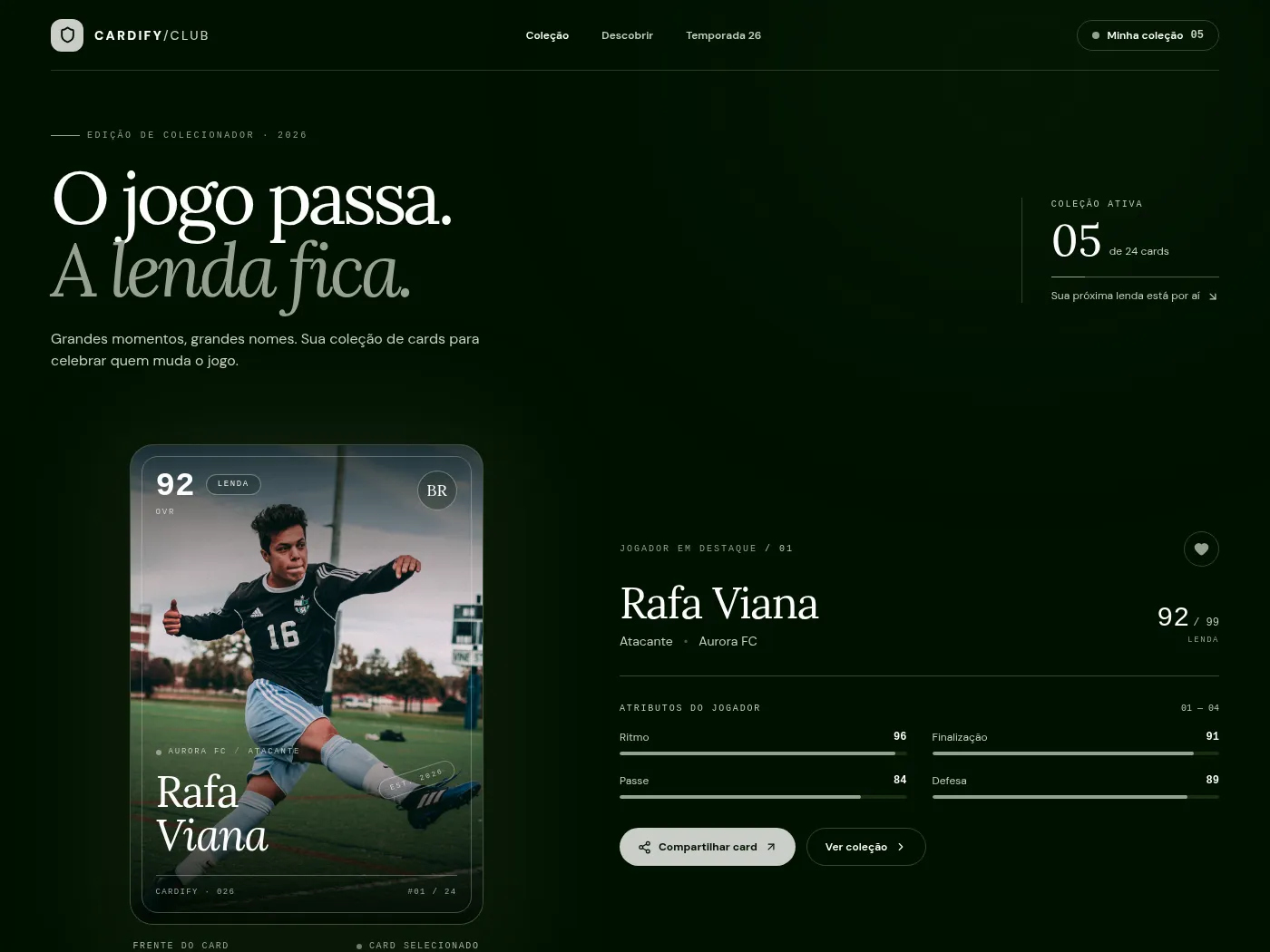 Cardify UI Player Cards