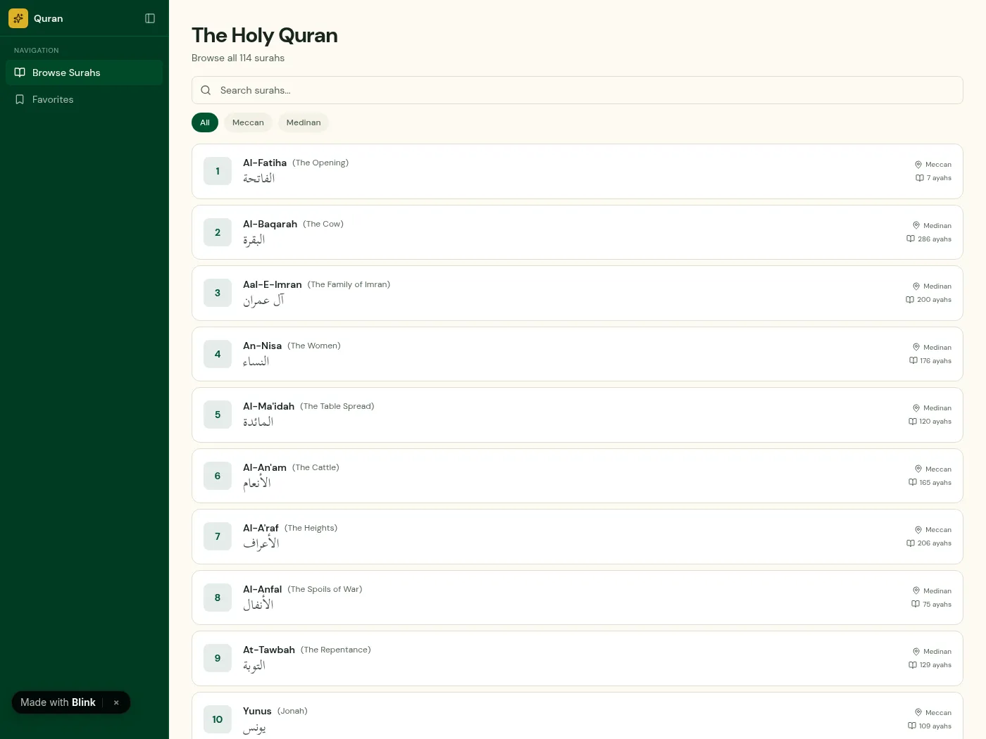 Quran Companion Web