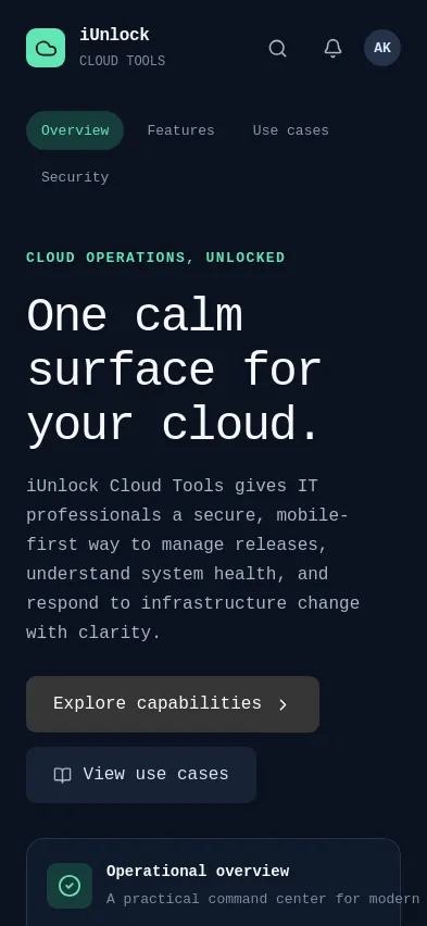 iUnlock Cloud Tools