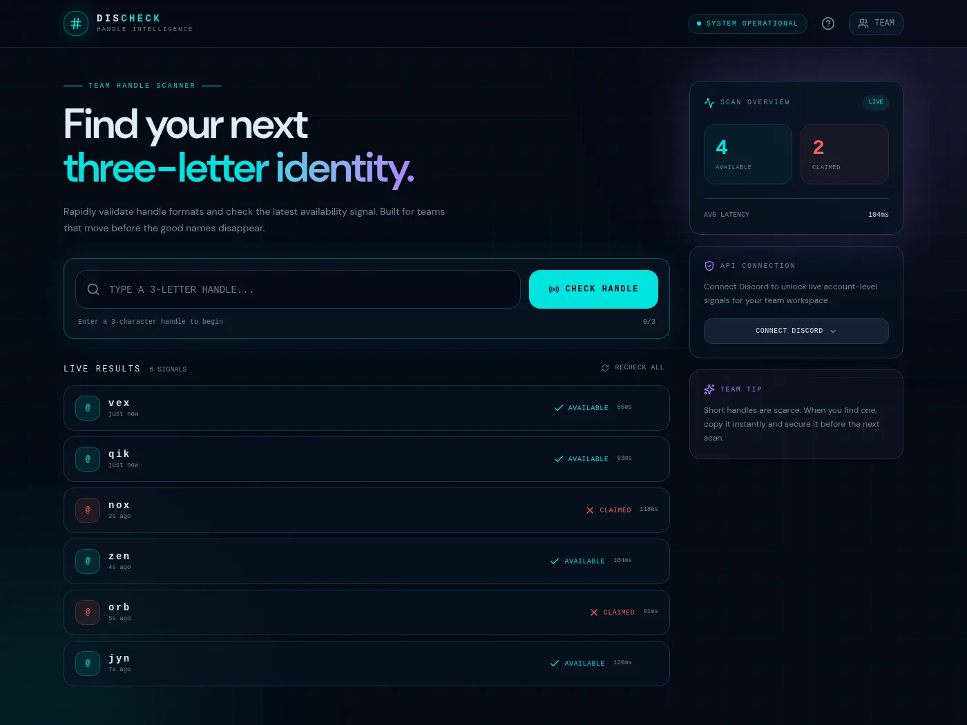 DisCheck Futuristic GUI