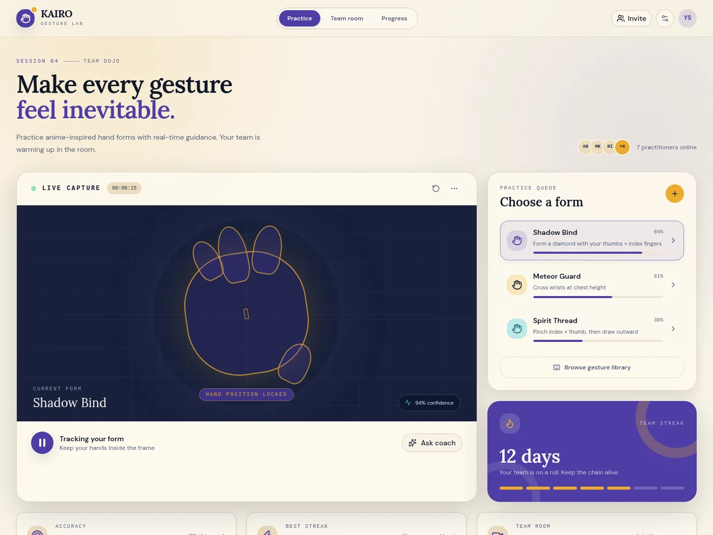 Anime Gesture Tracker