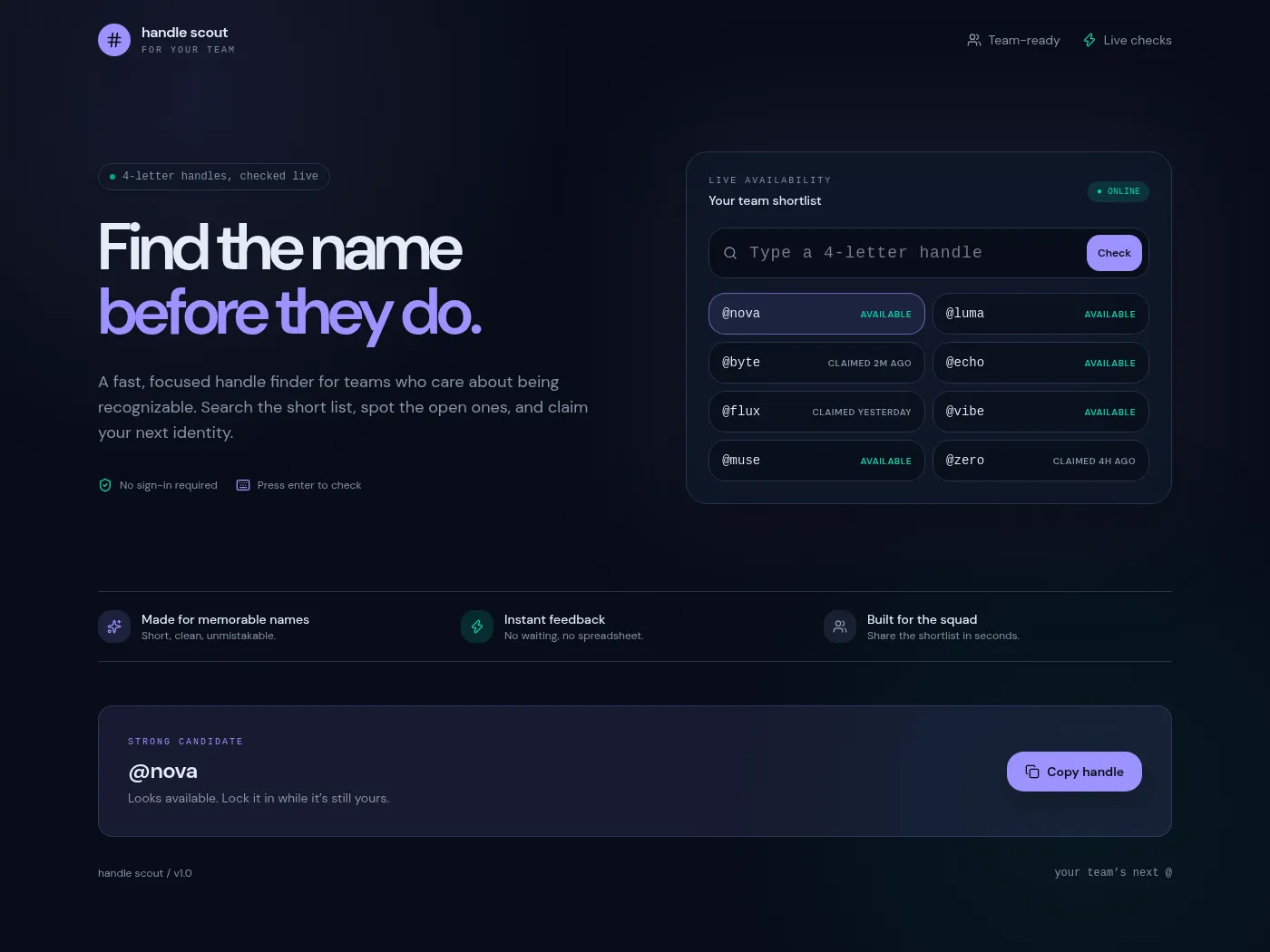 Discord Handle Finder