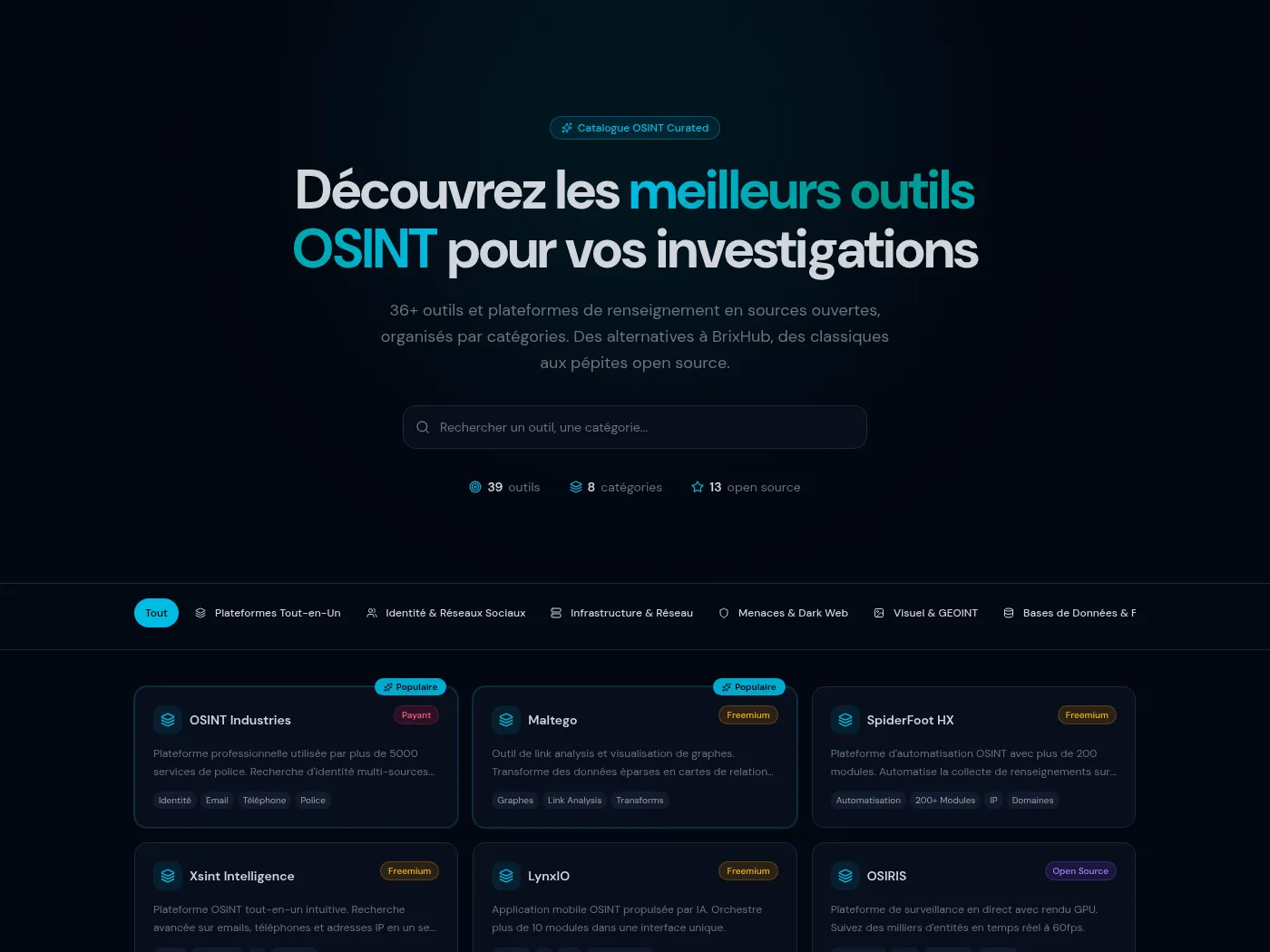 OSINT Hub Finder
